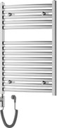 Mexen Helios, elektrické topné těleso 800x600 mm + topná tyč 600 W, chromová, W103-0800-600-2600-01