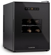 Klarstein Silent Vino 12 Uno, vinotéka, 31 l / 12 lahví, 5-18 °C, dotykový displej