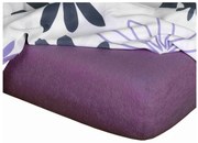 Dadka Froté prostěradlo purpur C  Froté prostěradlo purpur 90x200x20 cm
