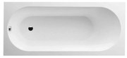 Villeroy & Boch Oberon - Vana Solo 170x75x45 cm, Quaryl, bílá UBQ170OBE2V-01