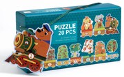 Puzzle - Učím se počítat s lesními zvířátky