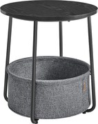 Autronic Odkládací stolek AKF-E1023 Barva: Černá