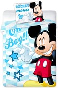 Ložní povlečení do dětské postýlky Mickey Mouse - Disney - 100% bavlna - 40 x 60 cm + 100 x 135 cm