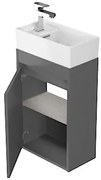 Cersanit - Crea skříňka pod umyvadlo 40cm, šedá, S924-014