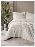 Béžové povlečení na jednolůžko z bavlny Renforcé 140x200 cm Checkered – Mila Home Luxury