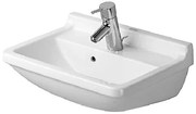 Duravit Starck 3 - Umyvadlo 50x36 cm, s přepadem, s otvorem pro baterii, bílá 0300500000