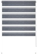 Antracitová roleta den a noc 42,5x150 cm Zebra Silvalin – Gardinia