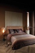 Kardol ložní povlečení pro pánskou ložnici Shade bavlněný satén, prodloužená délka 200x200/220 + 2x 60x70 cm (Luxusní povlečení 200x200/220 s 2)