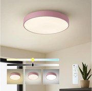Brilagi - LED Stm stropní svítidlo POOL LED/48W/230V 3000-6000K 40 cm růžová+DO