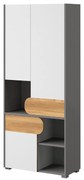 Šatní skříň pro mládež 80 cm Carini Ca2