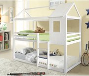 Montessori patrová postel 90x200, bílá, Atrisa Kondela 0000238744