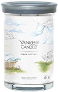 Svíčka yankee candle signature 2 knoty clean cotton 567 g
