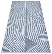Koberec COLOR 47176360 SISAL řádky, trojúhelníky, cikcak béžový / mod
