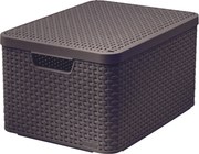 CURVER - Box úložný s víkem STYLE L hnědý