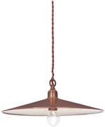 Ideal Lux - Lustr na lanku CANTINA 1xE27/42W/230V pr. 35 cm měď