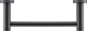 Duravit D-Code - Madlo, délka 25 cm, matná černá 0099144600