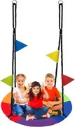 Zahradní houpačka 110 cm SPRINGOS SN028 ČAPÍ HNÍZDO multicolor