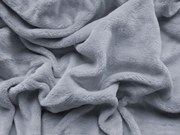 XPOSE® Mikroplyšové prostěradlo Exclusive - světle šedé 140x200 cm