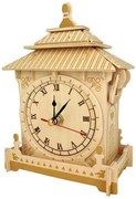 Woodcraft Dřevěné 3D puzzle hodiny