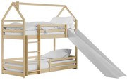 Legno Dětská patrová postel se skluzavkou Paul borovice Rozměr (cm): 80x180