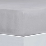 Florella Prostěradlo Solit Jersey Silber, 90-100x200 cm