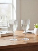 Sinsay - Sklenice s reliéfní strukturou 2 pack - clear