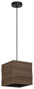 Ledvance - Lustr na lanku DECOR CARDBOARD 1xE27/15W/230V 25x25 cm