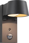 P 94714 LED venkovní nástěnné svítidlo Smart Home Zigbee Capea pohybové čidlo neláká hmyz IP44 96x153mm CCT 6W 230V 98° antracit - PAULMANN