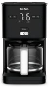 Černý kávovar na filtrovanou kávu Smart'n'light CM600810 – Tefal