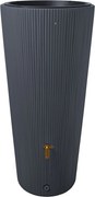 4rain Plastová nádrž na vodu Vaso 2 v 1, 220 l (Graphite Grey)