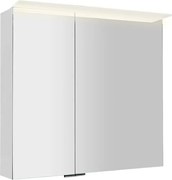 Sapho Sapho, LINEX galerka s LED osvětlením, 80x70x15cm, bílá, LX080-0030