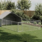 Venkovní psí kotec s výběhem 7x3x1,9 m pozinkovaná ocel 3329244