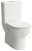 Laufen Lua - WC kombi mísa, Rimless, vario odpad, LCC, bílá H8240814000001
