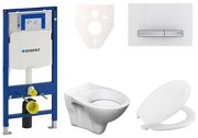 Cenově zvýhodněný závěsný WC set Geberit do lehkých stěn / předstěnová montáž + WC Ceramia S-Line Pro 111.300.00.5NR8