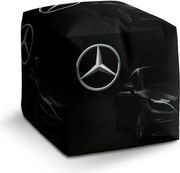 Sablio Taburet Cube Logo 6 Auto - 50x50x50 cm