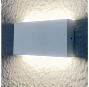 LED Venkovní nástěnné svítidlo CHICAGO 2xLED/5,5W/230V IP44 bílá