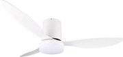 Matně bílé LED stropní svítidlo ø 132 cm Göteborg – Reality