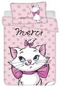 Jerry Fabrics Disney povlečení do postýlky Marie Cat Merci baby 100x135, 60x40 cm