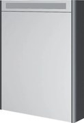 Mereo Mereo, Siena, koupelnová galerka 64 cm, zrcadlová skříňka, bílá, antracit, multicolor - RAL lesk/ mat, CN435GA