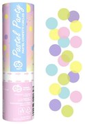 GoDan - vystřelovací konfety 15 cm - pastelově barevné kolečka