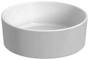 Jika Cubito Pure - Umyvadlo na desku, průměr 40 cm, bez přepadu, matná bílá H8184207571121