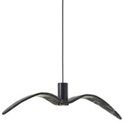 Brokis PC1112 Night Birds Exterior, závěsné svítidlo z ručně zpracovaného skla, 6,5W LED, šedá kouřová BROKISGLASS, délka 73cm, IP54