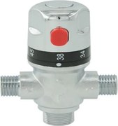 Třícestný termostatický směšovací ventil 3/4'' 20℃ - 60℃ mosaz