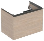 Geberit Acanto - Umyvadlová skříňka, 74x54x48 cm, 1 zásuvka, dub 503.004.JH.1