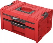 Qbrick System Pro Zásuvkový box na nářadí 2.0 Expert Red Ultra Hd Custom 9,5 l 4,5 l