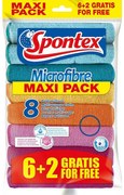 Microfibre 6+2 sada útěrek Spontex