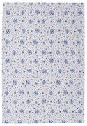Bavlněná utěrka s modrými růžičkami Blue Rose Blooming - 50*70 cm