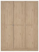 Šatní skříň v dekoru dubu v přírodní barvě 147x200 cm Billund – Tvilum