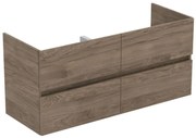 Ideal Standard Eurovit+ - Umyvadlová skříňka, 55x120x44 cm, 4 zásuvky, ořech R0267Y9
