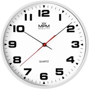 MPM Stylové plastové nástěnné hodiny o průměru 304 mm E01.4463.0000